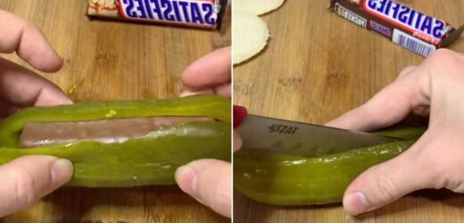 ‘Snickles’ made of Snickers-stuffed pickles are the new bizarre food ...