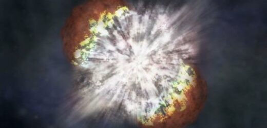 Space breakthrough as supernova captured in stunning detail for 'first ...