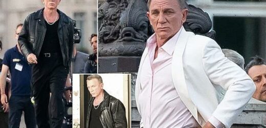 Daniel Craig is 007 as you've seen him… in a silver chain and leather ...