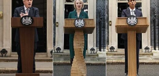 Another day, another PM… another lectern: Rishi unveils his podium ...